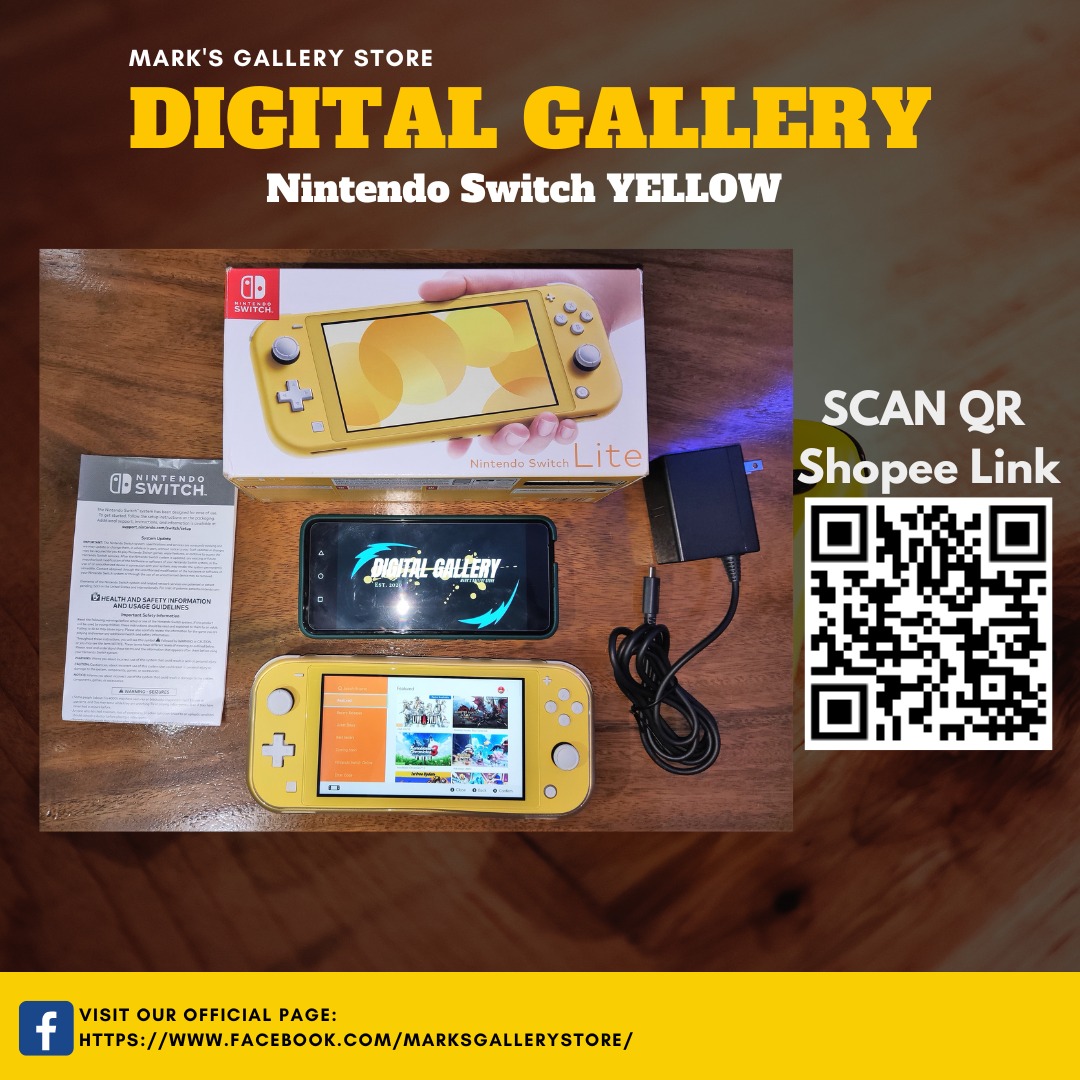 Nintendo Switch Lite Yellow (Pristine Condition), Video Gaming, Video Game Consoles, Nintendo on ...