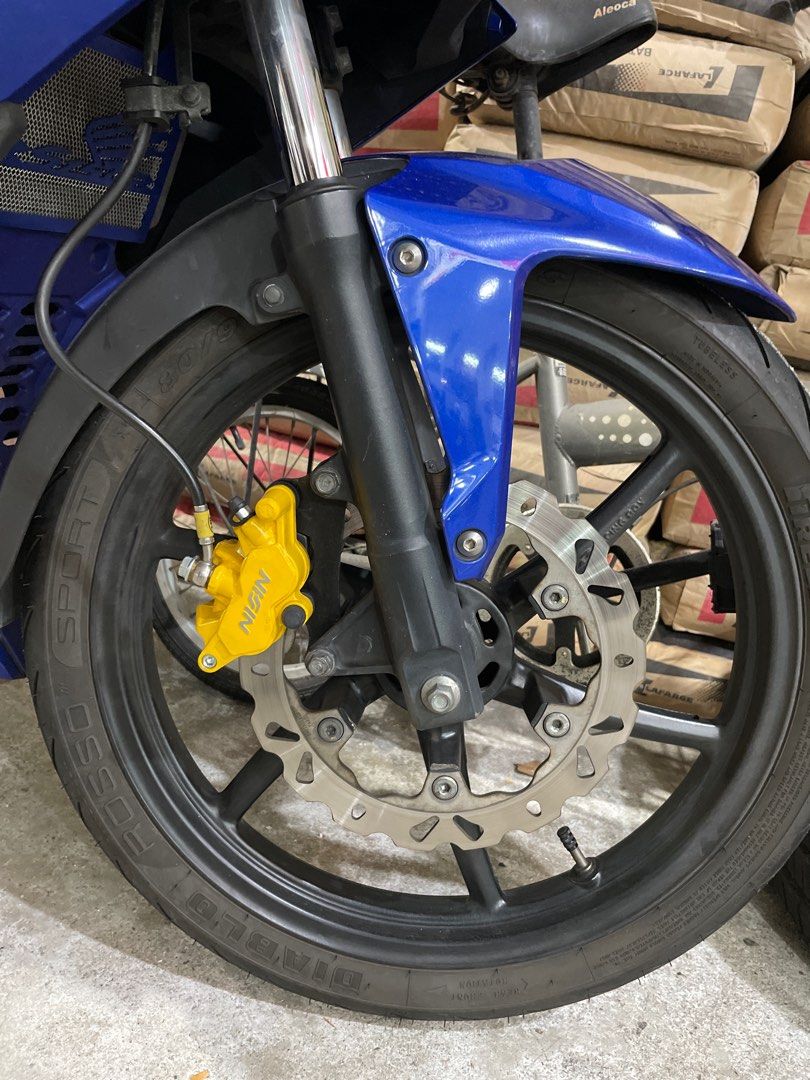 Nissin 2 pot caliper for Honda Rs150, Motorcycles, Motorcycle Accessories on Carousell