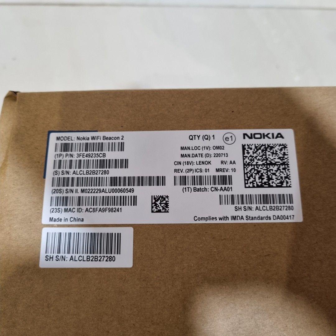 Nokia Beacon 2, Wifi 6, Computers & Tech, Parts & Accessories ...