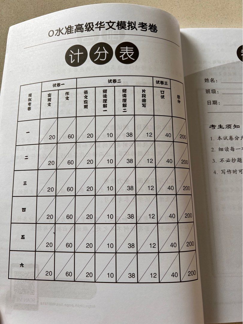 O Level Higher Chinese Examination Papers, Hobbies & Toys, Books ...