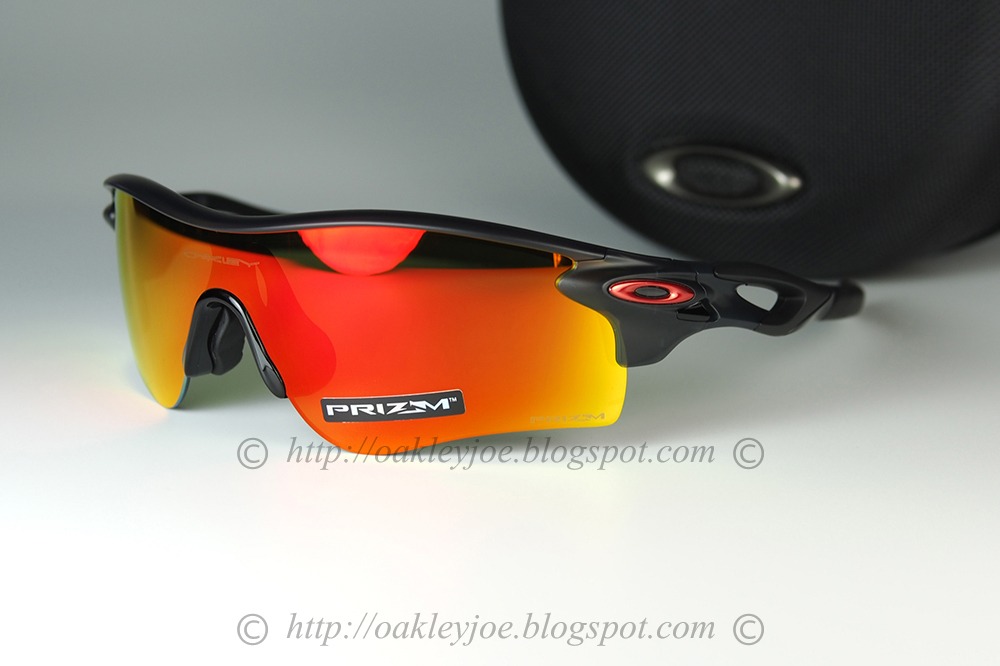Oakley radarlock matte black prizm ruby path radar asia asian fit, Men ...