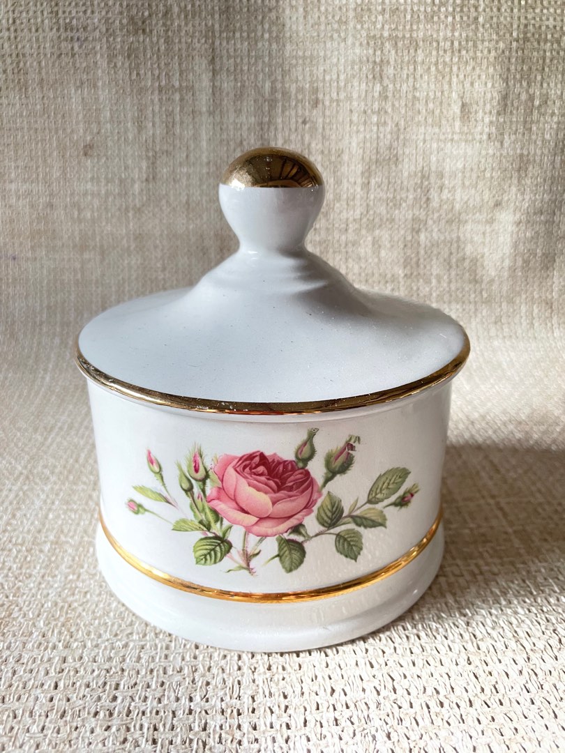 Old Foley James Kent Staffordshire England Bone China Jar, Furniture ...