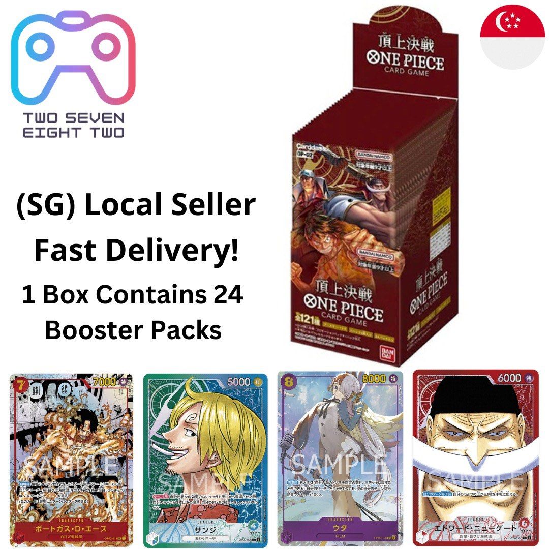 One Piece TCG [OP02] Booster Box, Hobbies & Toys, Toys & Games on Carousell
