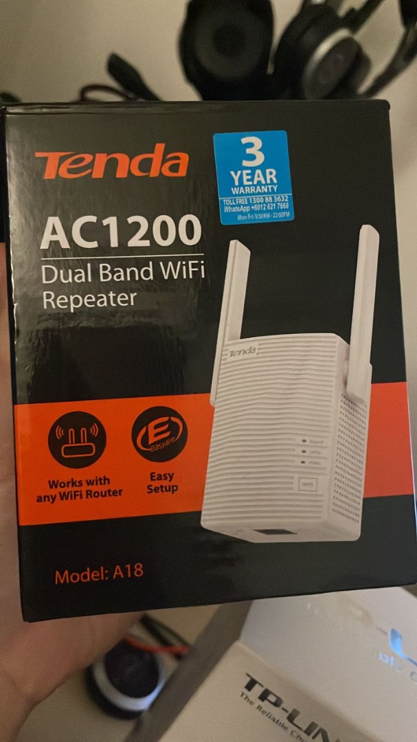 TENDA AC1200 Wireless Extender UNDER WARRANTY!, Computers & Tech, Parts ...