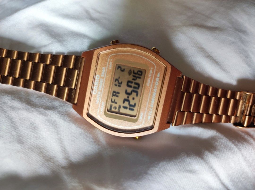 Original Casio Rose Gold watch, Women's Fashion, Watches & Accessories ...