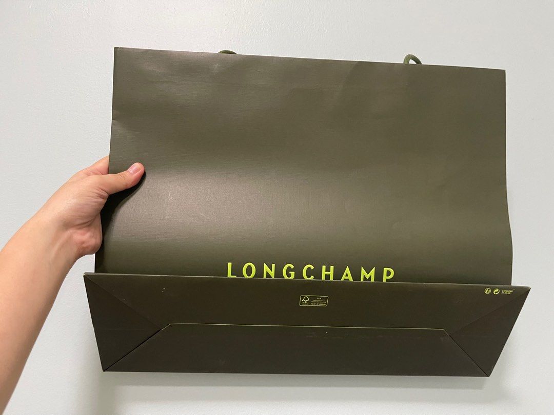 ORIGINAL LONGCHAMP PAPER BAG (big), Luxury, Bags & Wallets on Carousell