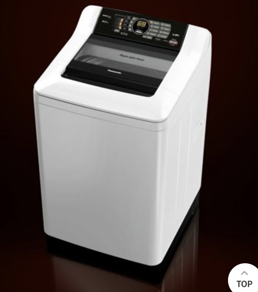 PANASONIC NA-F90A1WRQ TOP LOADING WASHING MACHINE 9KG (WHITE COLOUR ...