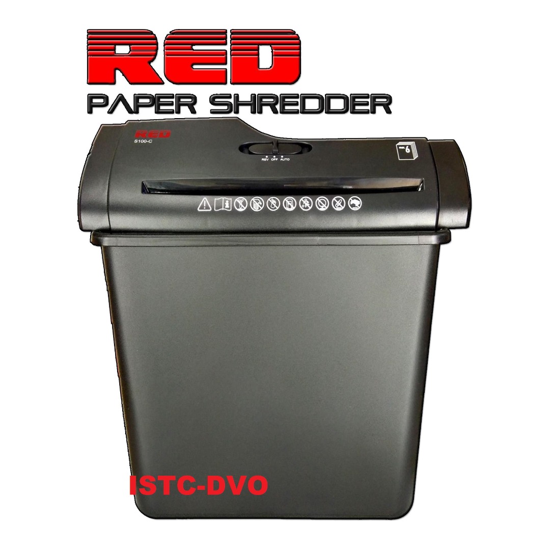 Paper Shredder Strip Cut Shredder Machine, Computers & Tech, Office ...