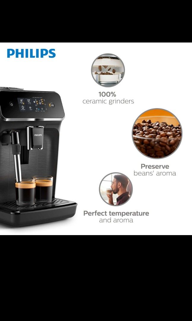 Philips Series 2200 Fully Automatic Espresso Machine, TV & Home Appliances, Kitchen Appliances ...
