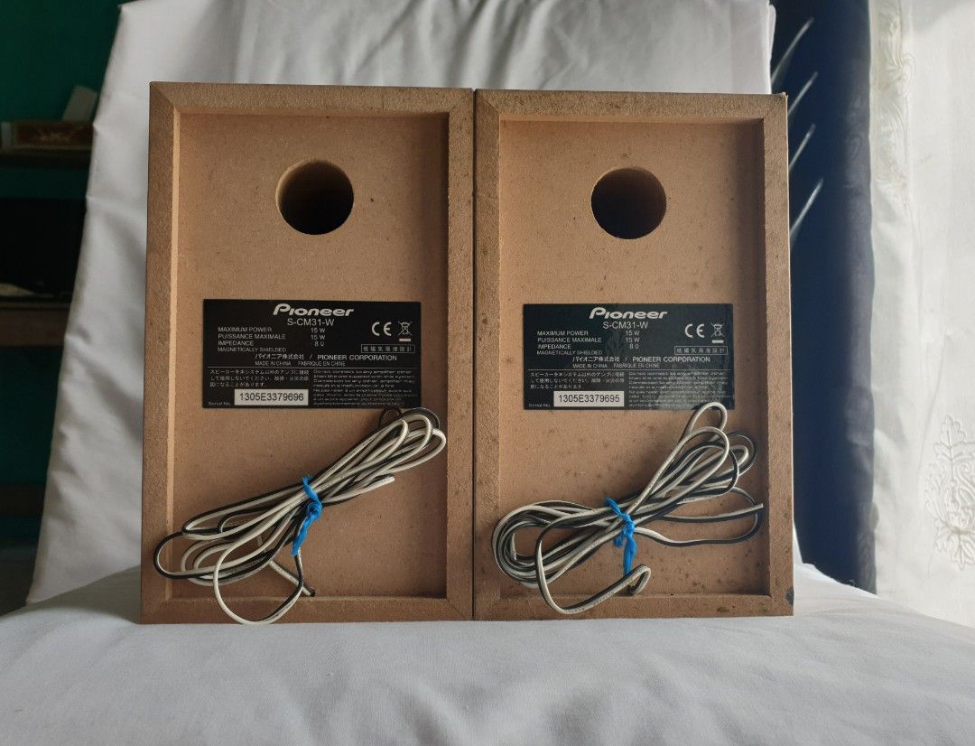 Pioneer S-CM31-W Bookshelf Speakers, Audio, Soundbars, Speakers ...
