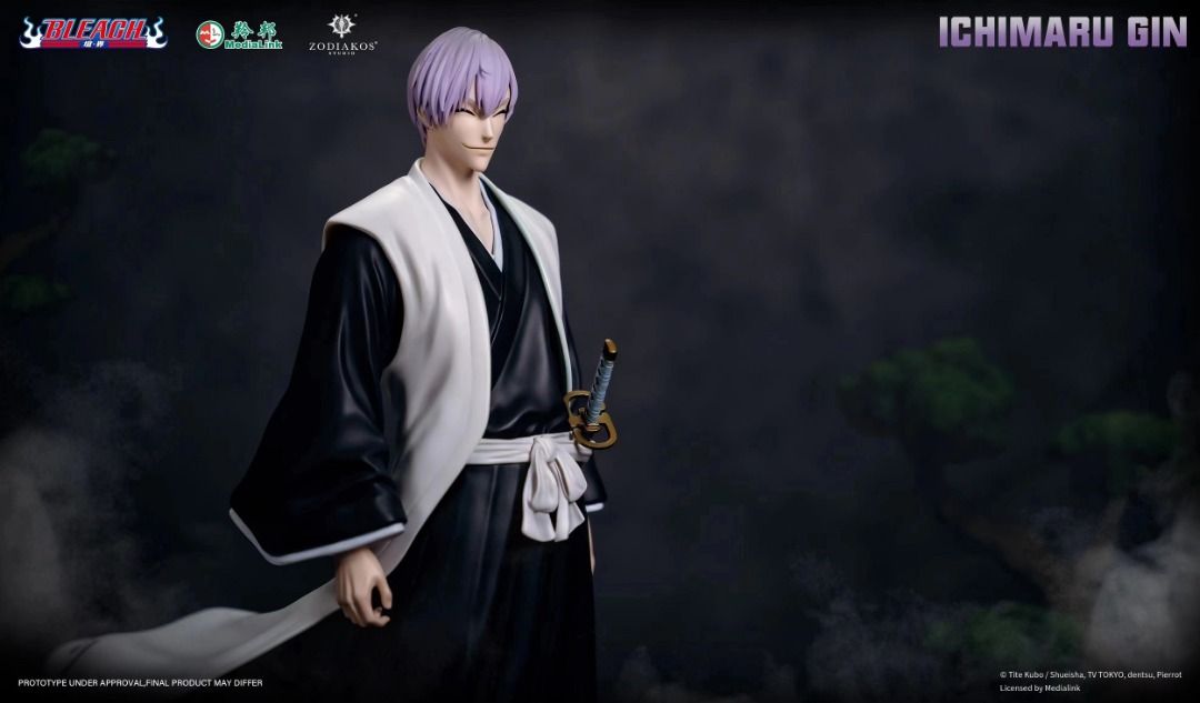 [PO] Zodiakos Studio - Bleach Ichimaru Gin (Licensed) Figure Statue ...