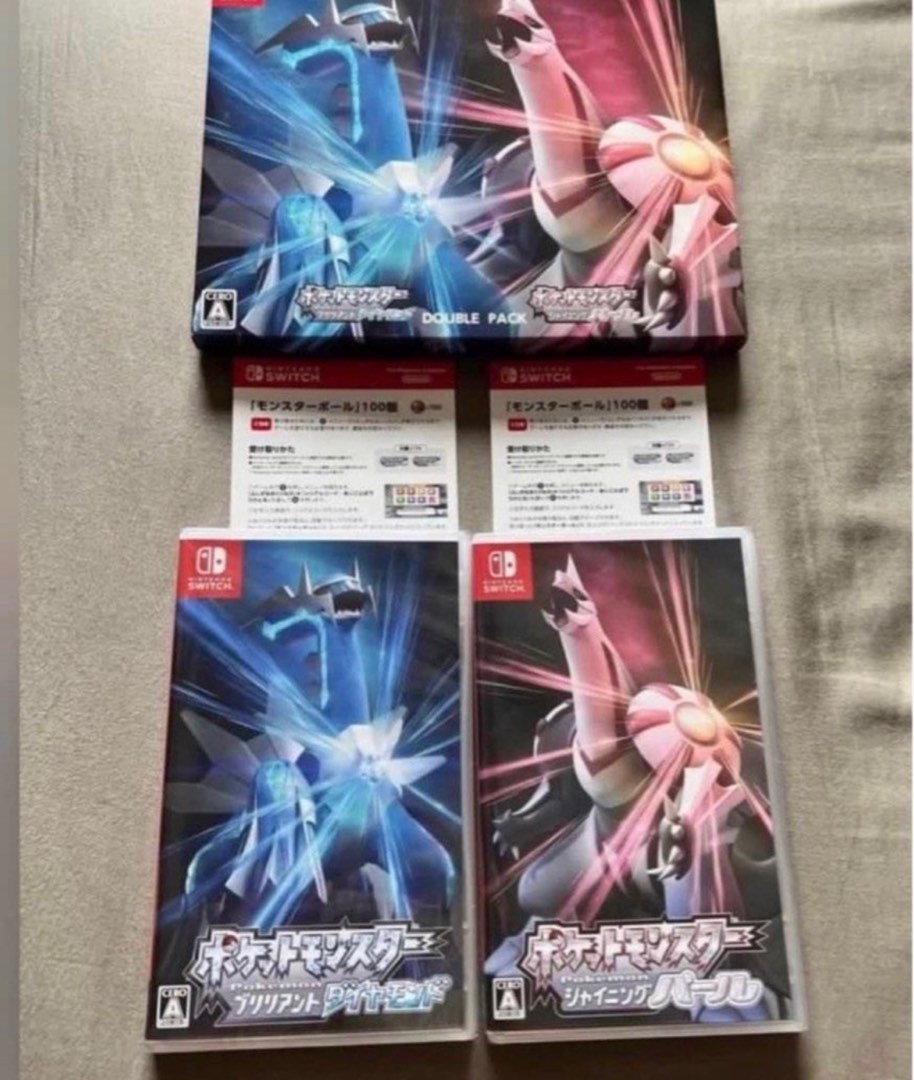 Pokemon Shining Pearl and brilliant Diamond double / dual pack nintendo ...