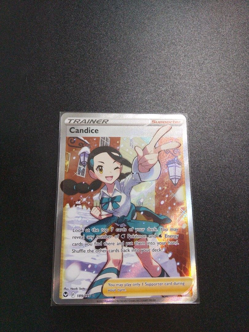 Pokemon TCG Candice Full Art Trainer Ultra Rare - SS12 Silver Tempest ...
