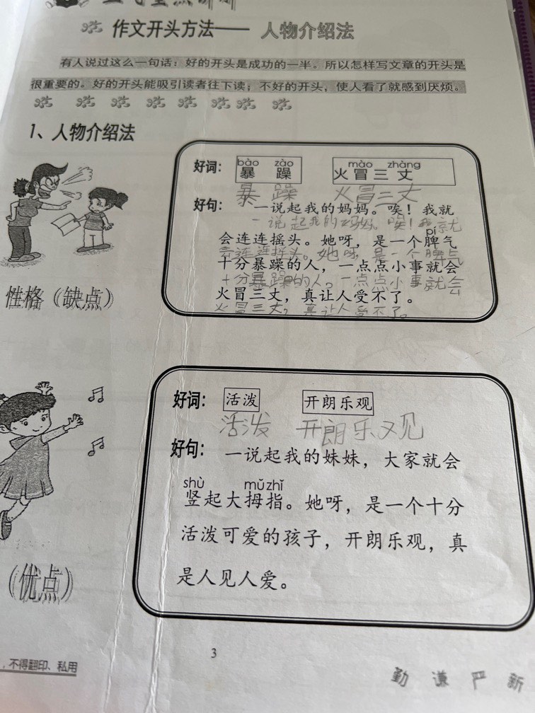 Primary 4 Chinese enrichment notes, oral, compo, Hobbies & Toys, Books ...