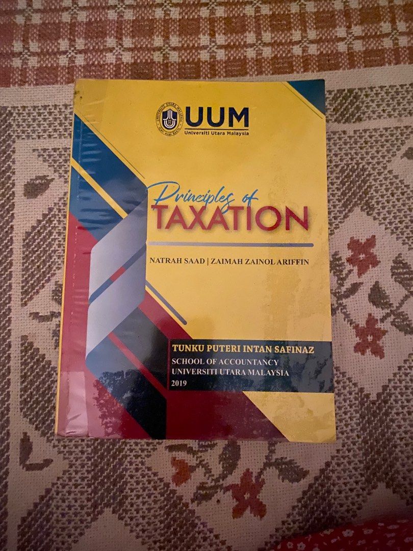 Principles of taxation UUM, Hobbies & Toys, Books & Magazines ...