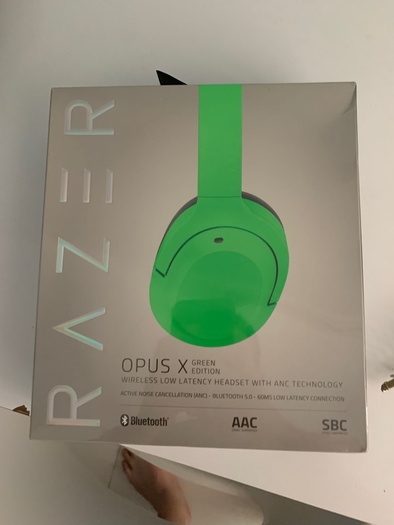 Razer Razer Opus X - Green - Active Noise Cancellation Headset - FRML ...