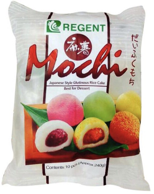 Regent Mochi Assorted Flavored Japanese Style Glutinuous Rice Cake 24g ...