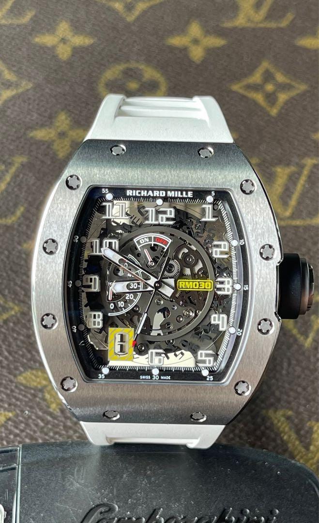 Richard Mille RM030 Ti (Titanium), Luxury, Watches on Carousell