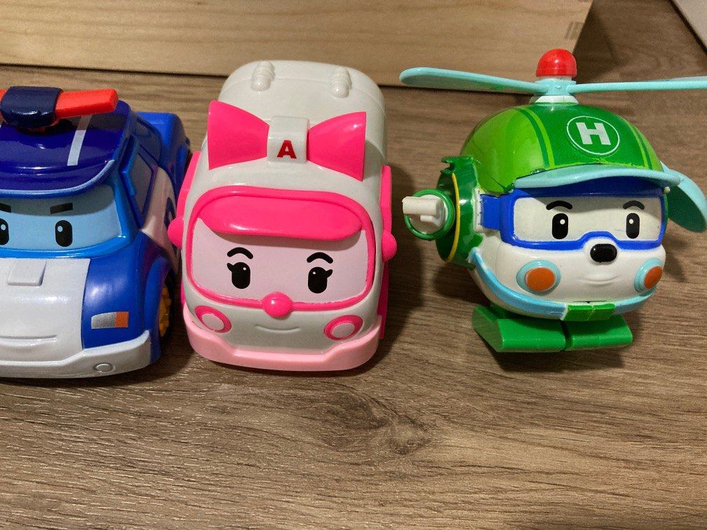 Robo car poli set, Hobbies & Toys, Toys & Games on Carousell