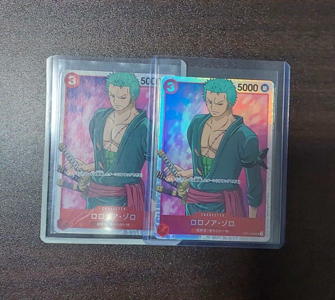 RORONOA ZORO SECRET RARE HOLO OP-01 DAWN OF ROMANCE ONE PIECE TCG CARDS ...