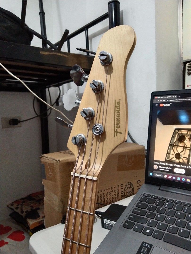 RUSHH!! FOR SALE!! FERNANDO BASS GUITAR COMPLETE SET!!!, Hobbies & Toys ...