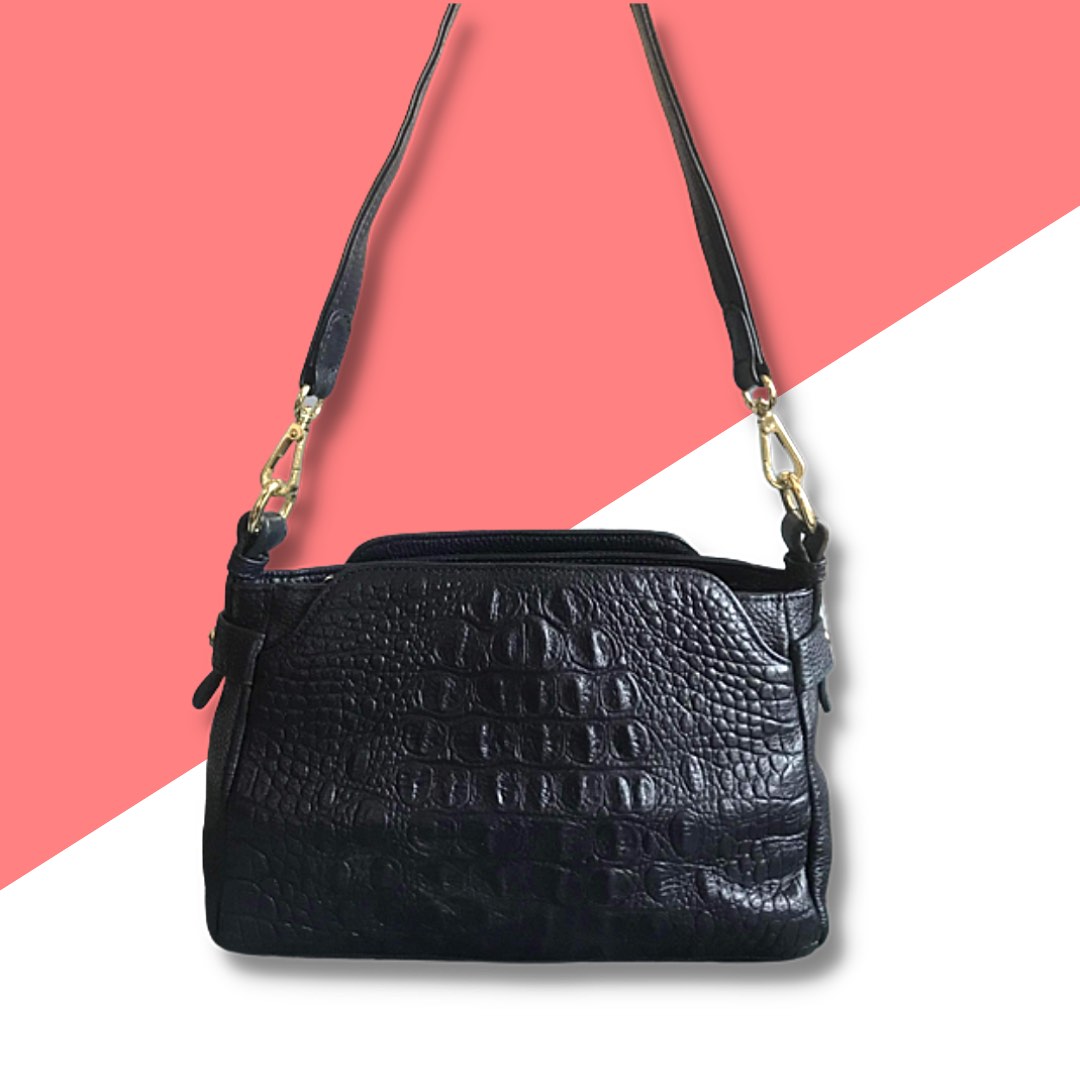Samzie Croc Embossed Kili2 bag, Women's Fashion, Bags & Wallets ...