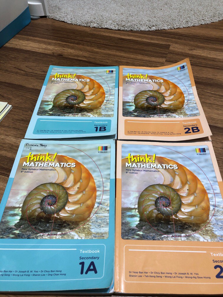 Sec 1 Think Mathematics Textbook A and B, Hobbies & Toys, Books ...