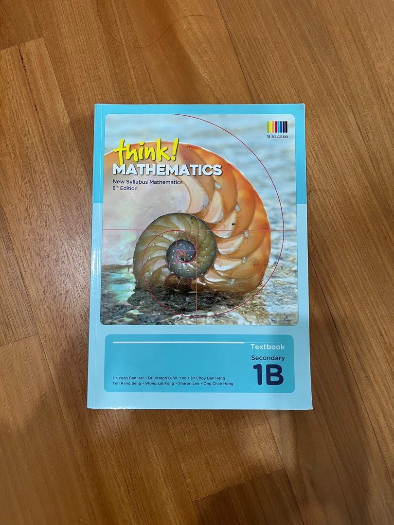 Secondary 1 Math Textbook 1B, Hobbies & Toys, Books & Magazines ...