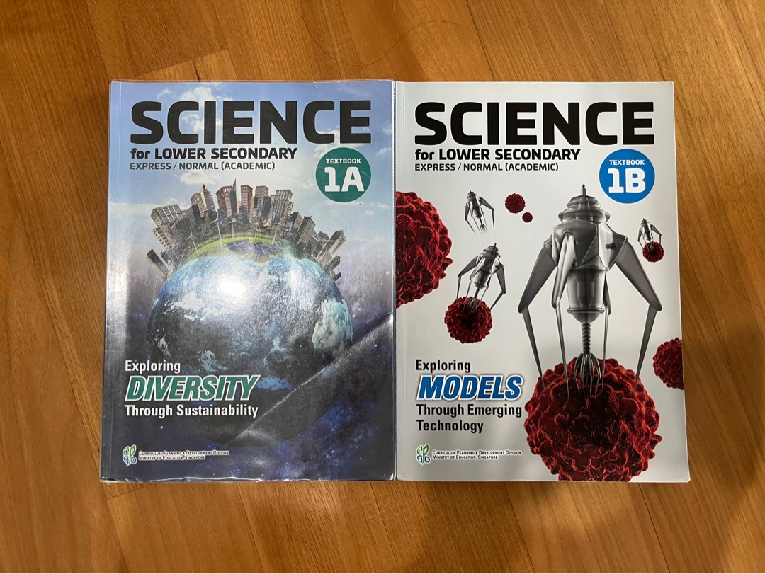 Secondary 1 Science Textbooks 1A & 1B, Hobbies & Toys, Books ...