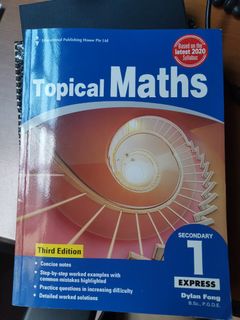 Secondary 1 Topical Maths Assessment Book, Hobbies & Toys, Books & Magazines, Assessment Books ...