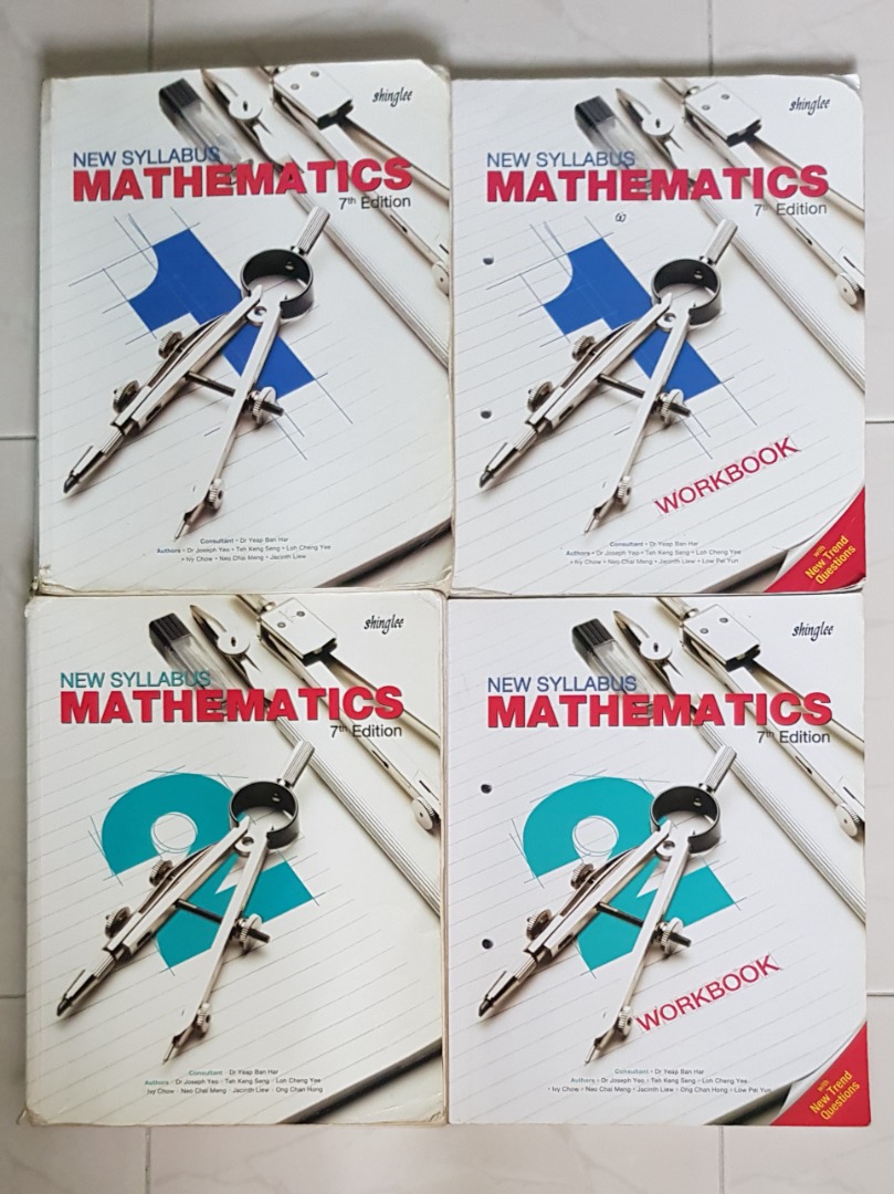 Secondary School (Express) Mathematics Textbooks and Assessment books ...