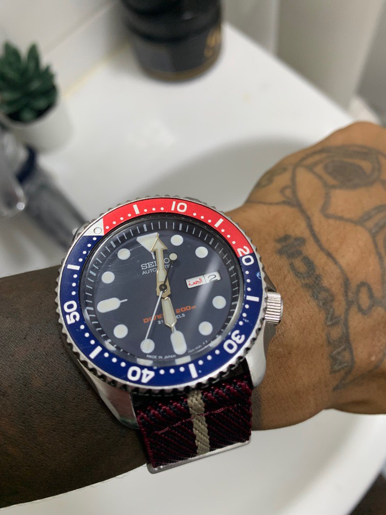 Seiko 7s26-0020 scuba divers automatic, Men's Fashion, Watches ...