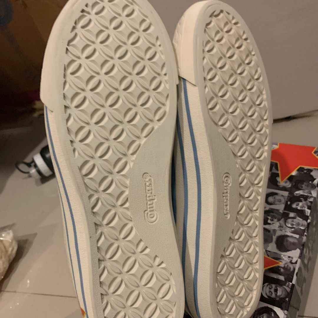 Sepatu Compass Blue Boy Pablo Size 44, Fesyen Pria, Sepatu , Sneakers ...