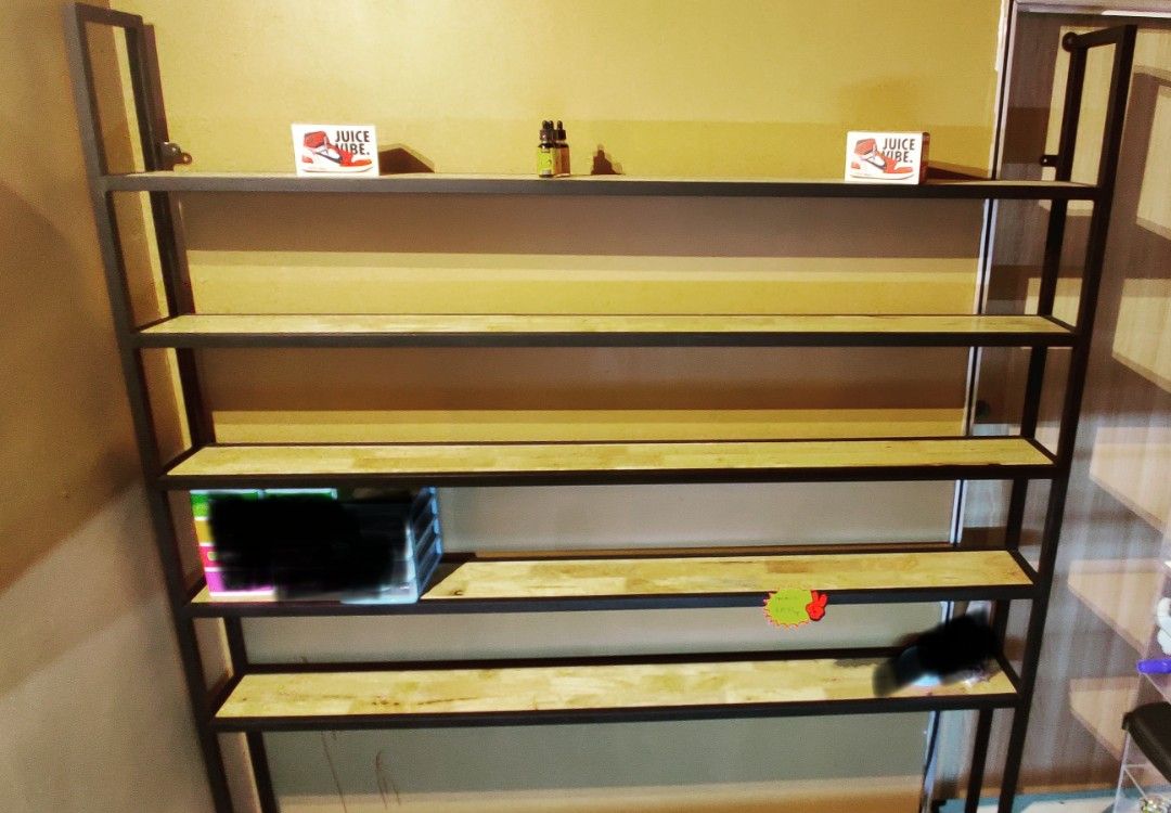 set cabinet pos system rack dinding, Furniture & Home Living, Furniture ...
