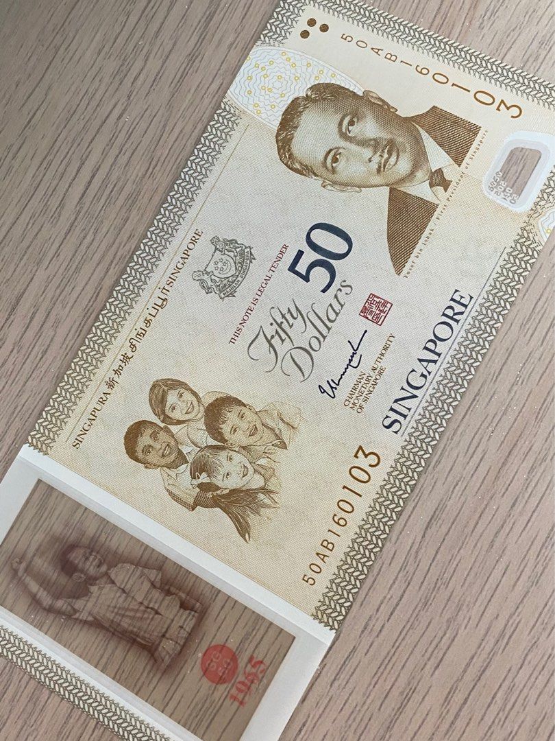 SGD 50 (x3) - Commemorative Currency Notes to Celebrate SG50, Hobbies ...
