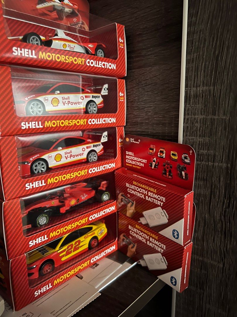 Shell Collection 2022 Mustang/SF90/Indycar/Battery, Hobbies & Toys ...