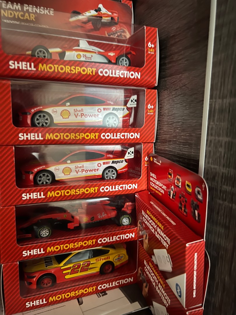 Shell Collection 2022 Mustang/SF90/Indycar/Battery, Hobbies & Toys ...