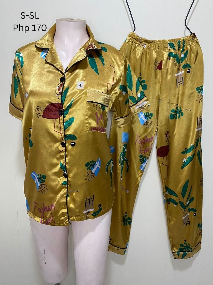 SILK PANTULOG TERNO, Women's Fashion, Undergarments & Loungewear on ...