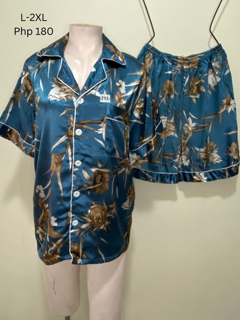 SILK PANTULOG TERNO, Women's Fashion, Undergarments & Loungewear on ...