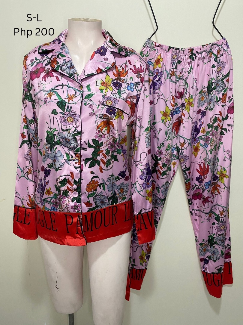 SILK PANTULOG TERNO, Women's Fashion, Undergarments & Loungewear on ...