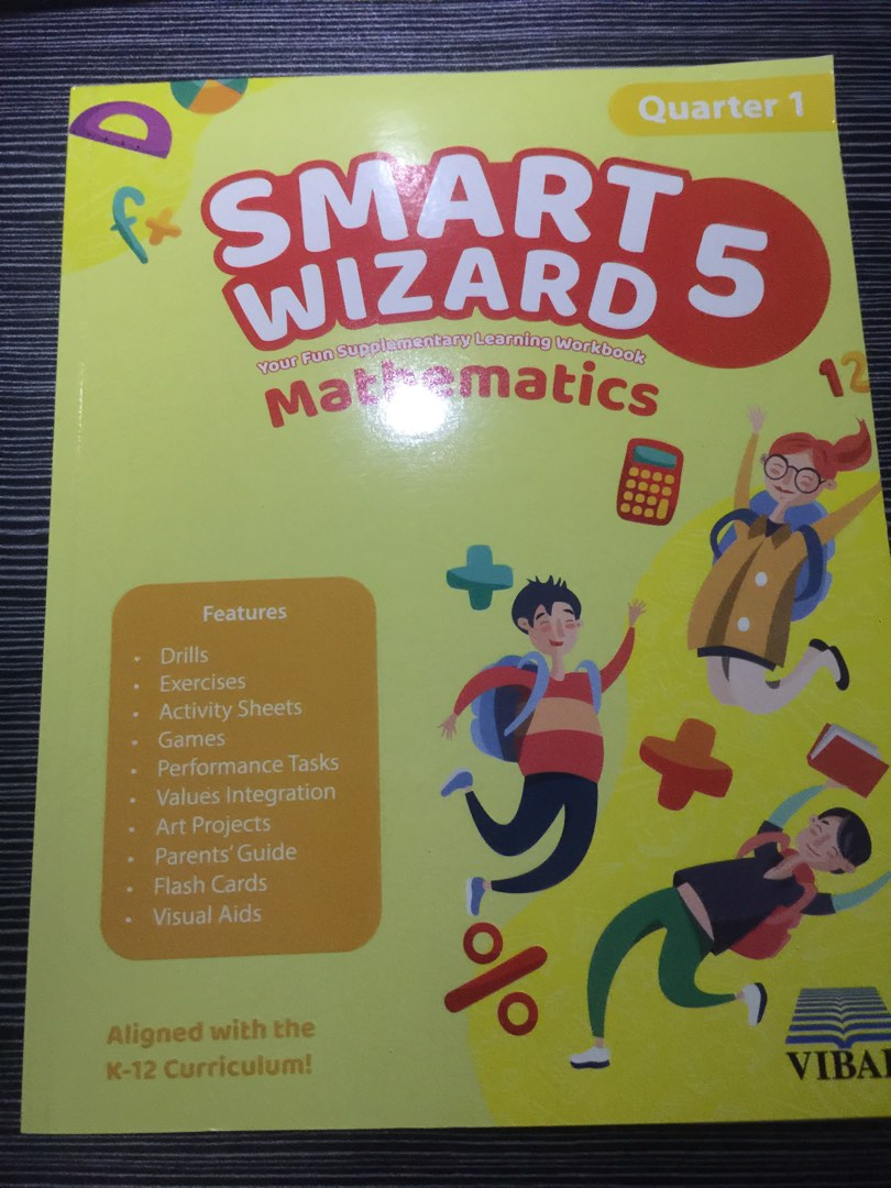 Smart Wizard Activity book Math and Filipino For Grade 5, Hobbies ...