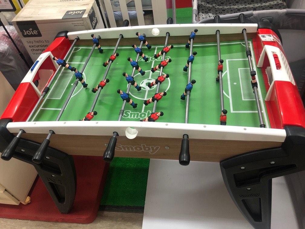 Smoby soccer table set, Sports Equipment, Sports & Games, Racket & Ball ...