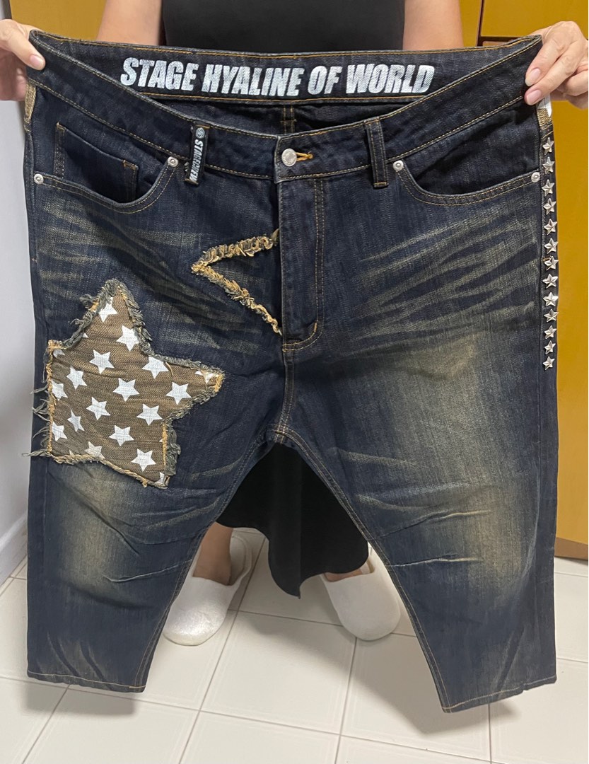 Stage Jeans #showluo, Men's Fashion, Bottoms, Jeans on Carousell