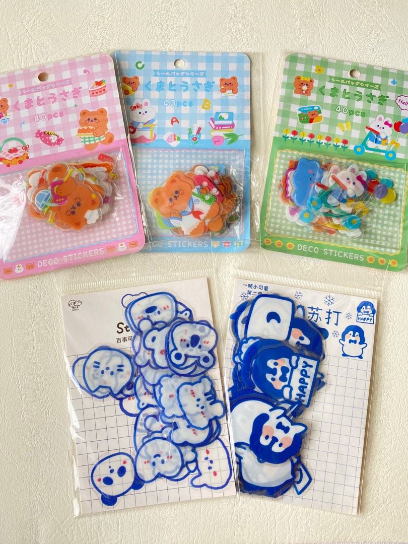 Sticker set 3, Hobbies & Toys, Stationary & Craft, Other Stationery ...