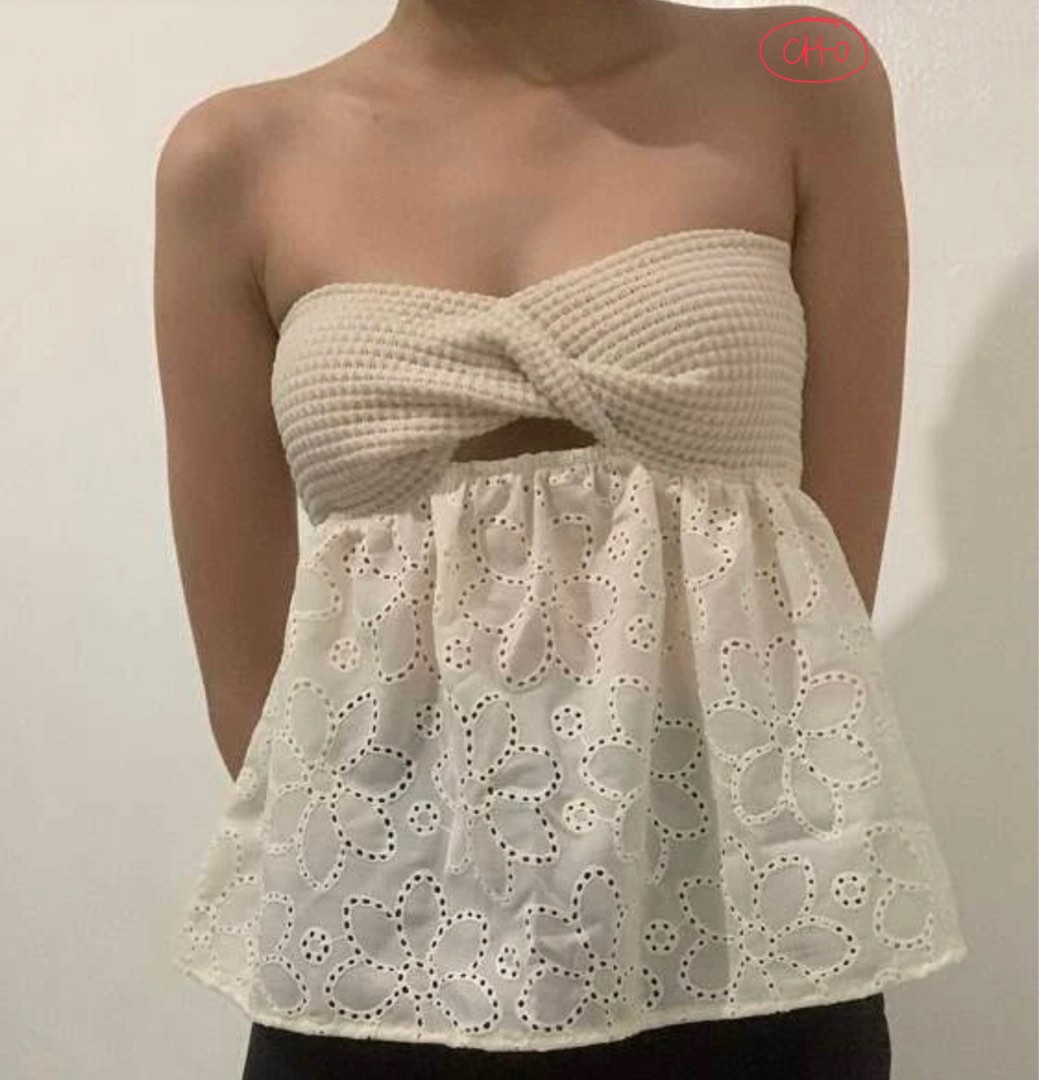 Summer Tube Top, Women's Fashion, Tops, Sleeveless on Carousell