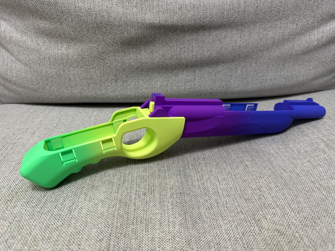 Switch 遊戲槍架 體感槍 game gun controller Splatoon 3 edition, 電子遊戲, 電子遊戲機 ...