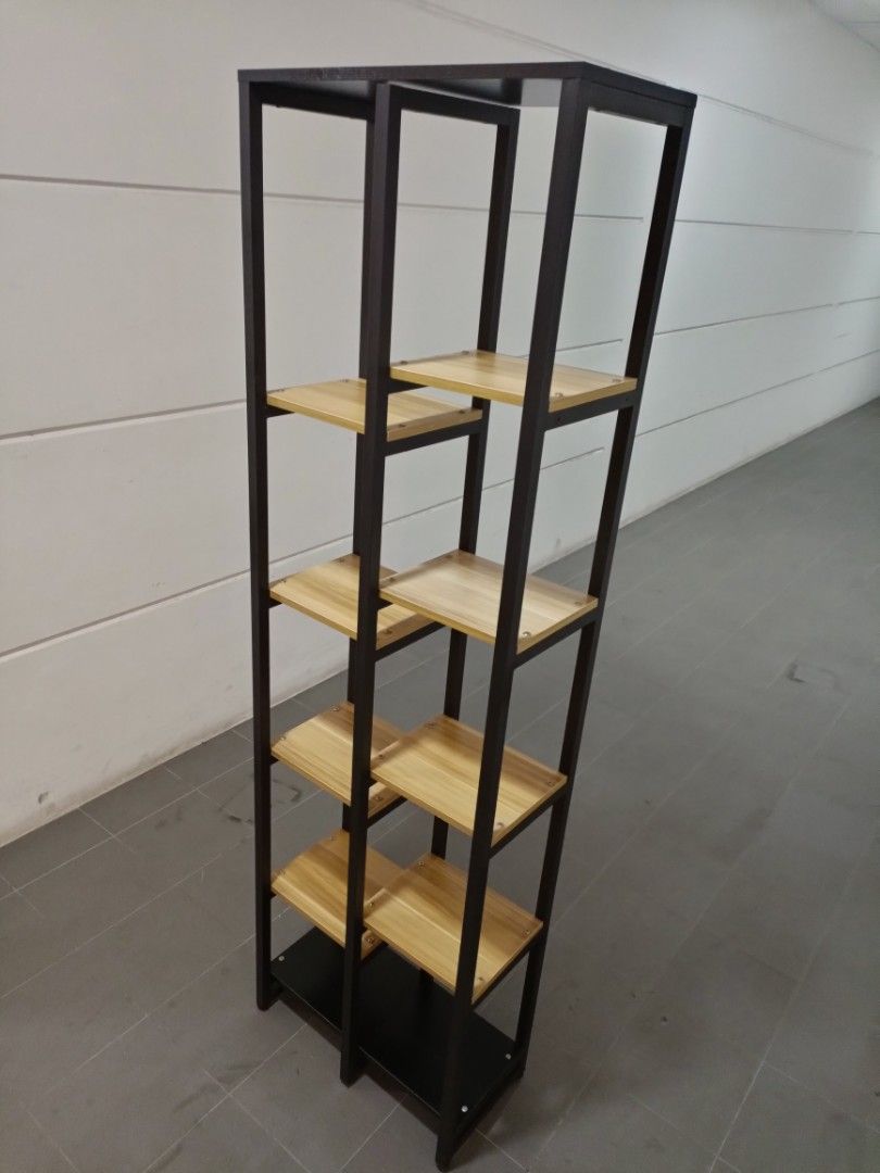 TEZERA INDUSTRI Series Tall Display Shelf, Furniture & Home Living ...