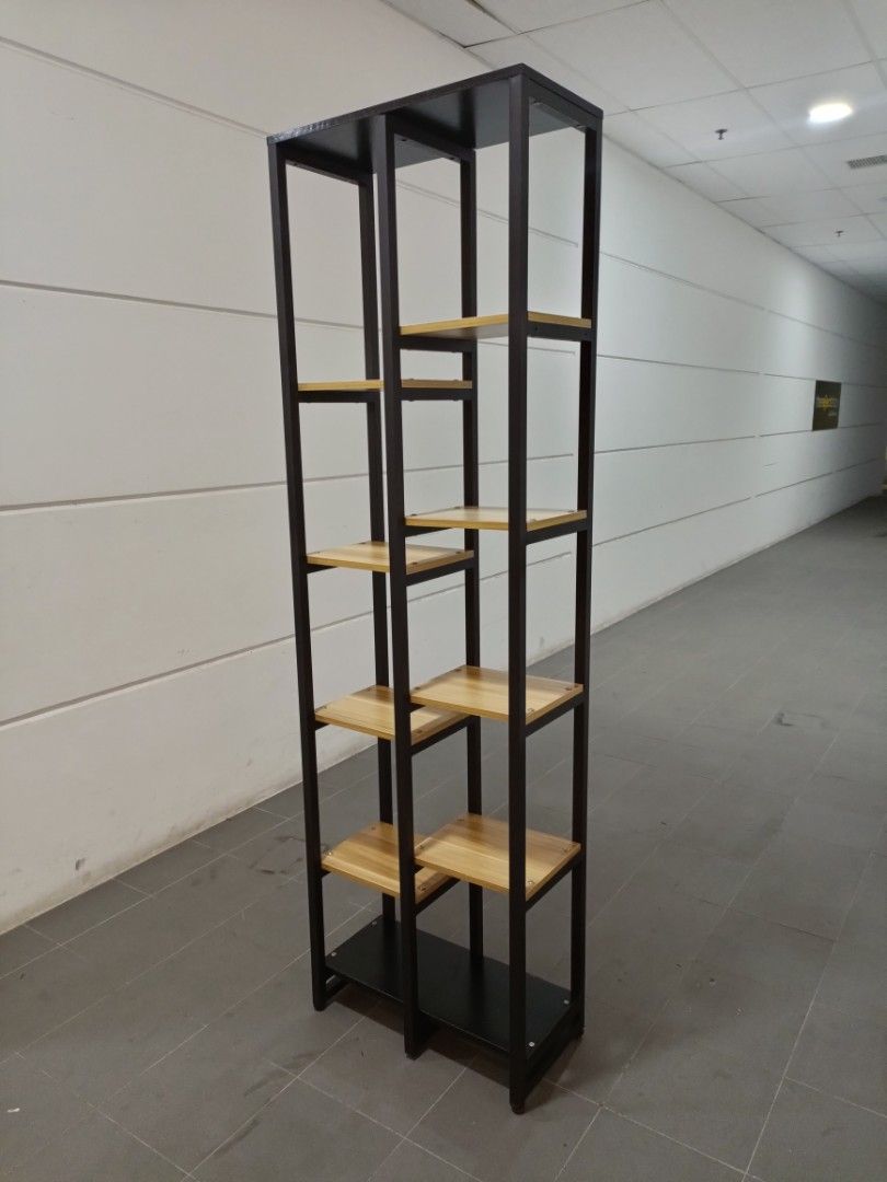 TEZERA INDUSTRI Series Tall Display Shelf, Furniture & Home Living ...