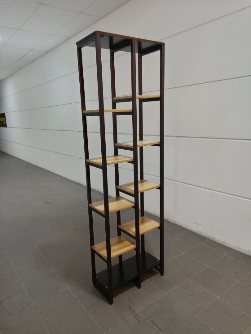 TEZERA INDUSTRI Series Tall Display Shelf, Furniture & Home Living ...