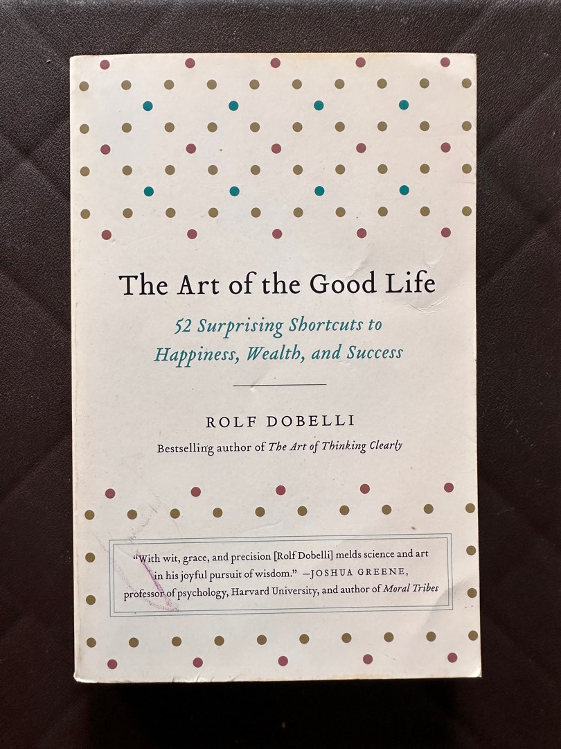 The art of good life, book, Hobbies & Toys, Books & Magazines, Fiction ...